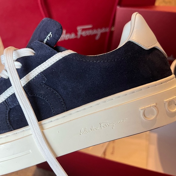 Salvatore Ferragamo | Shoes | Salvatore Ferragamo Gancini Borg Blue ...